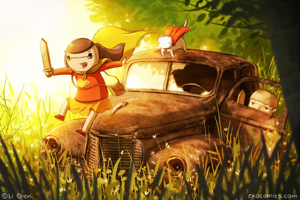 Li Chen, Creator of Extra Ordinary Comics - Take Risks Be Happy